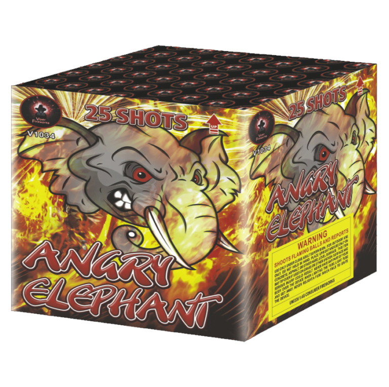Angry Elephants Cake Firework